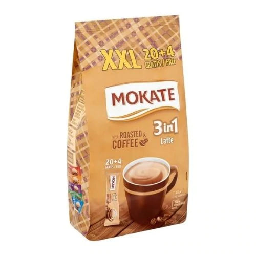 Mokate 3in1 Latte Roasted Coffee 24 Sachets XXL… – Polish Shop Online