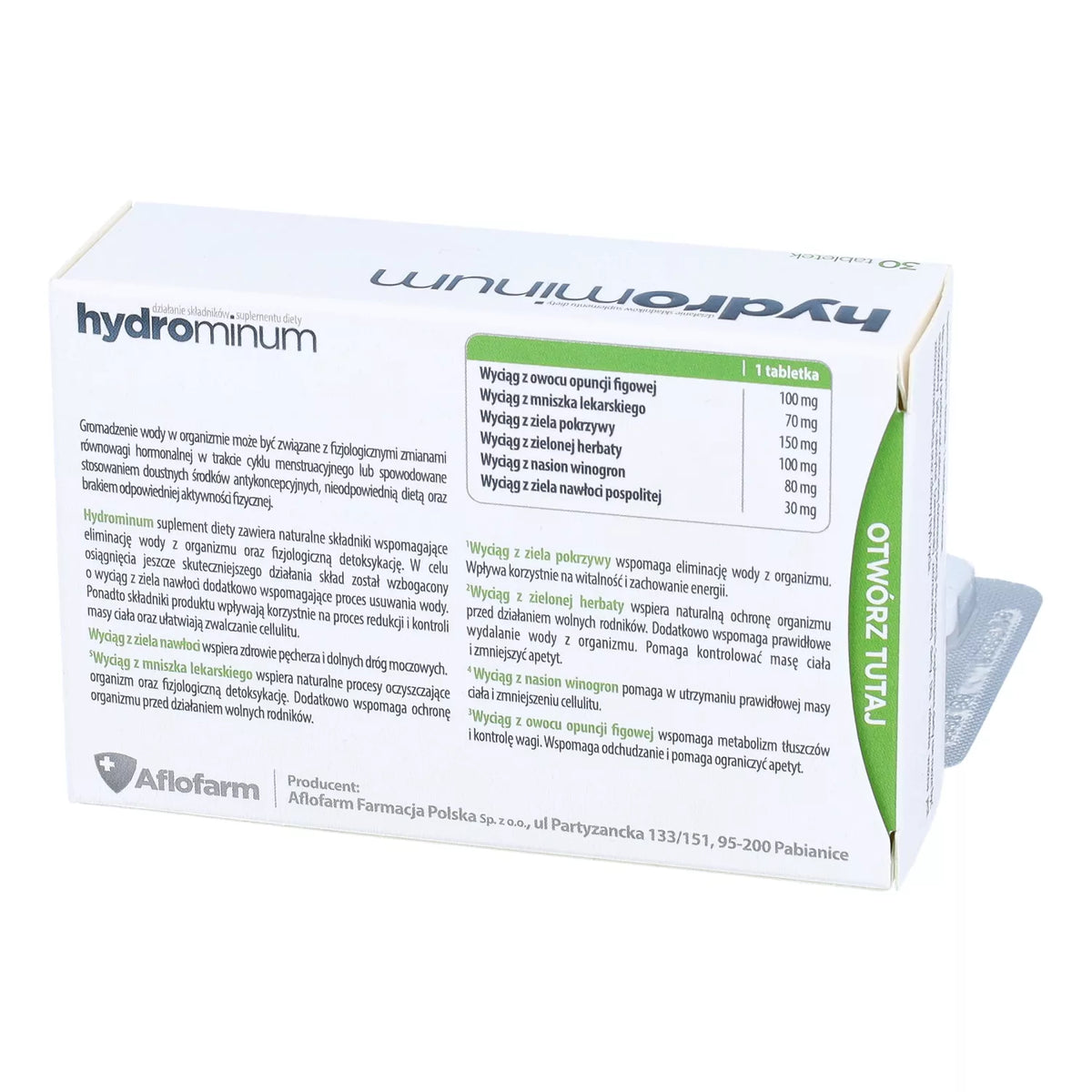 Aflofarm Hydrominum 30szt – Polish Shop Online