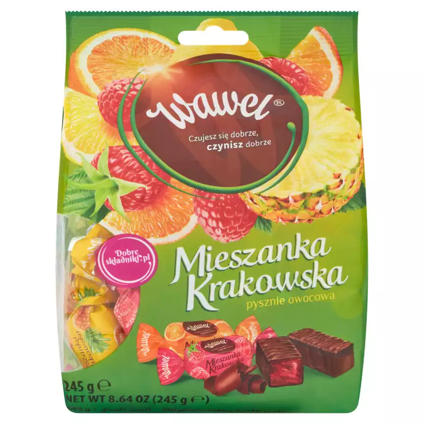 Wawel Mieszanka Krakowska Chocolate Covered Jelly Candy Assortment 245 ...