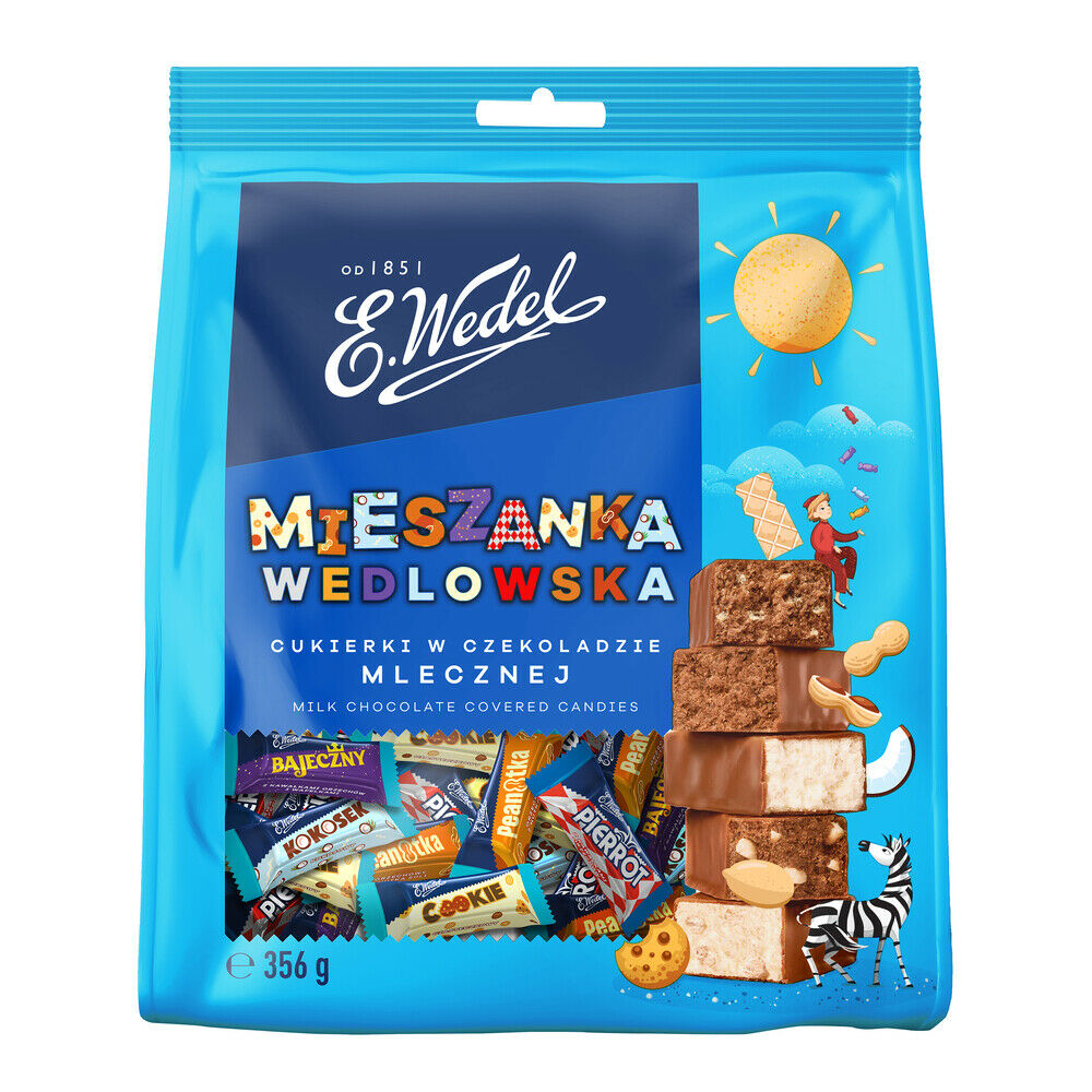 E WEDEL Mieszanka Wedlowska Pralines 356g ( 12.6oz ) - Milk Chocolate ...