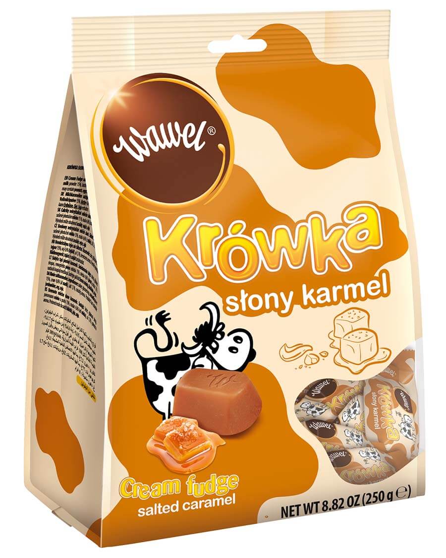 WAWEL KRÓWKA SALTED CARAMEL FUDGE 250G – Polish Shop Online