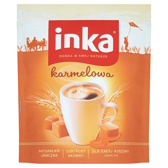 Inka Instant grain coffee with caramel 200 g – Polish Shop Online