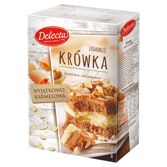 Delecta Krówka Powdered cake 530 g – Polish Shop Online
