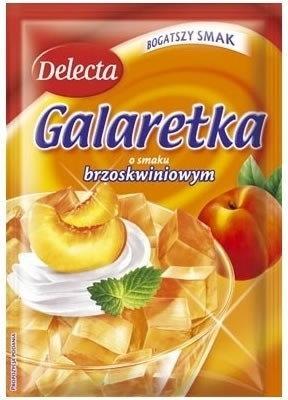 delecta Peach flavor jelly 75 g – Polish Shop Online